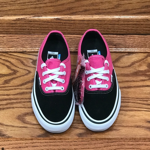 Vans | Shoes | Vans Authentic Pro Black Magenta Shoes | Poshmark